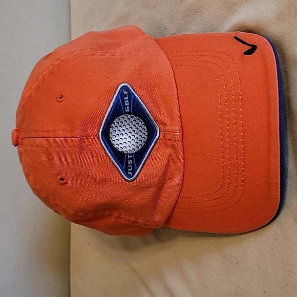 Signature | Accessories | Signatures Vintage Orange Just Golf Golf Hat ...